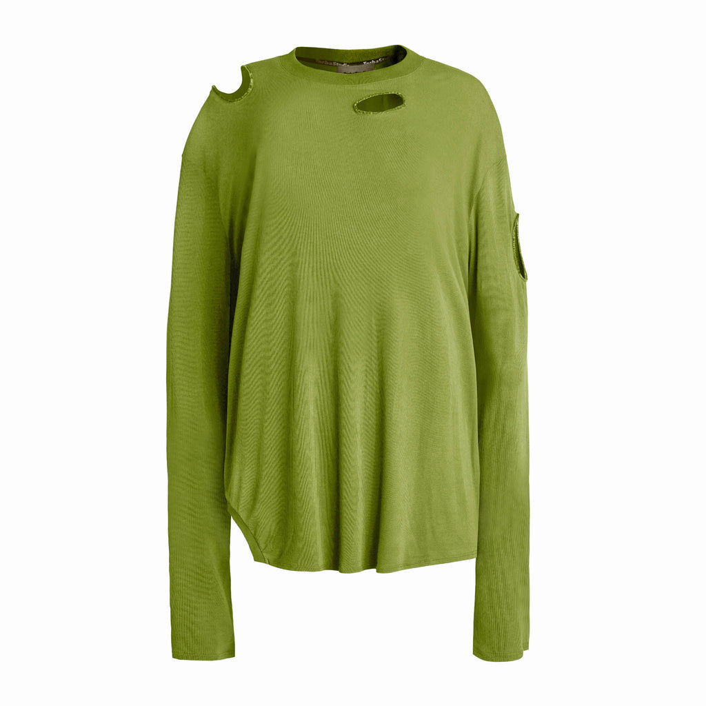Green Shirt | Torba Studio Velvet Shirt – torbastudio
