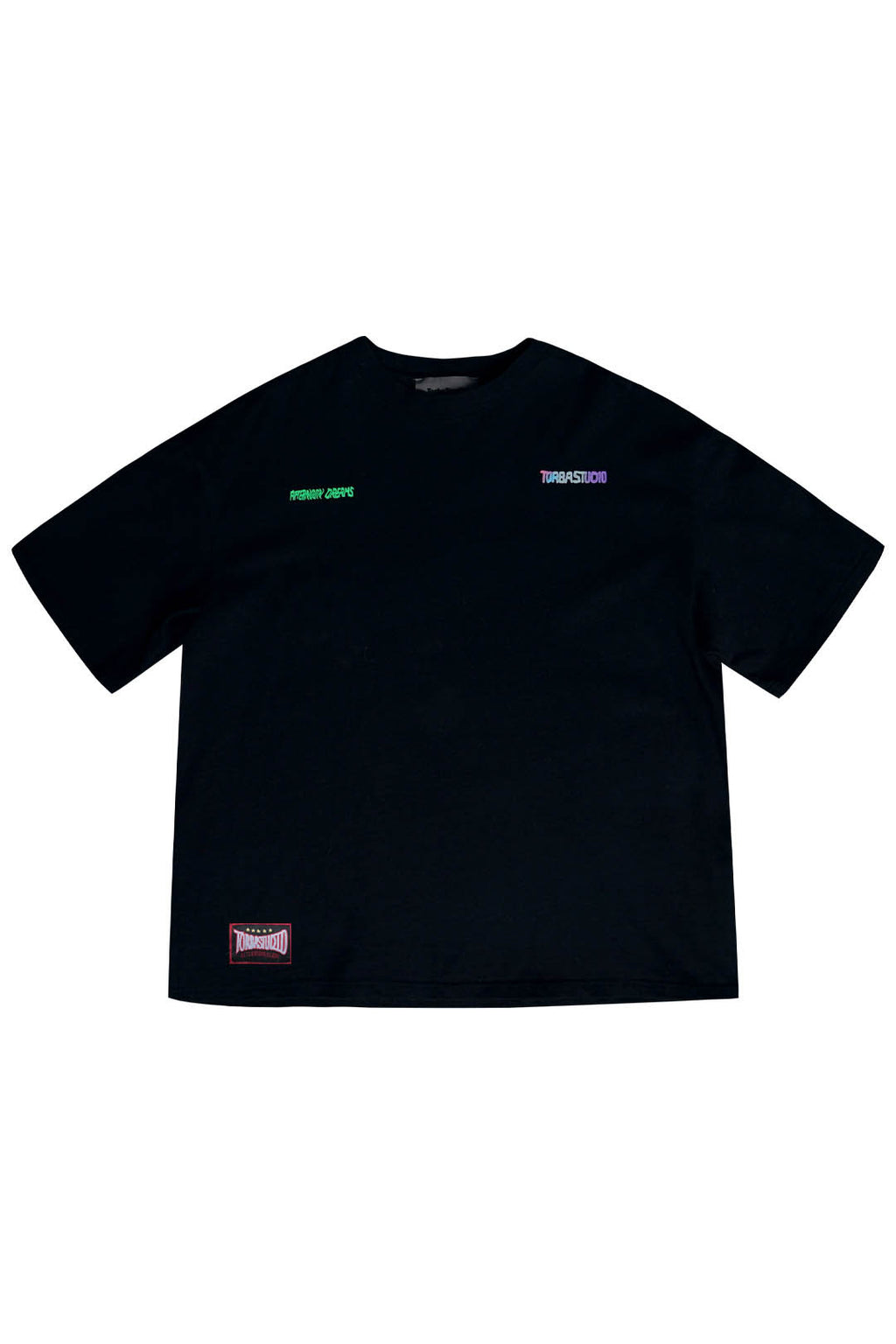 Oversized Black T-shirt | Torba Studio – torbastudio